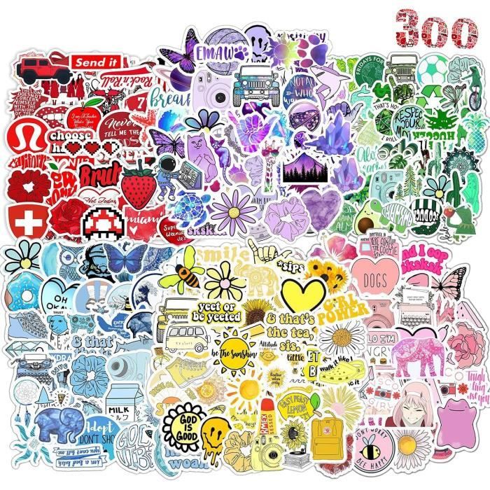 Autocollant 300 Pièces Aesthetic Graffiti Vsco Sticker[783] Cdiscount
