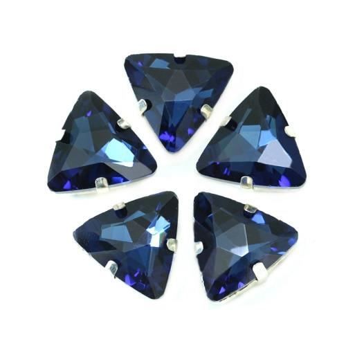 Ecusson,Cristal coudre sur griffe strass Tri angle verre Flatback ...