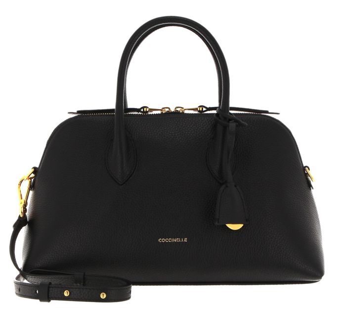 COCCINELLE Sac à main noir en cuir pour femme - Coccinelle Gladys ...