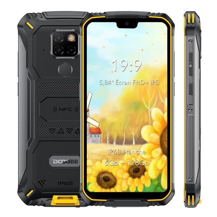DOOGEE S68 Pro Smartphone Incassable Helio P70 Octa core 128Go ROM 5,9 ...