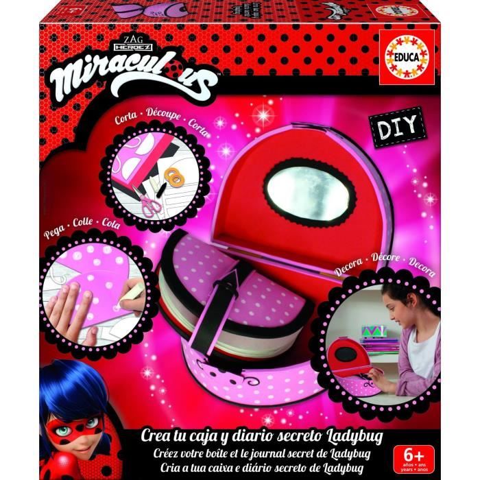 EDUCA Miraculous Ladybug Journal Intime DIY - Cdiscount Beaux-Arts et ...