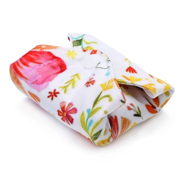 Serviettes hygiéniques 1PC protège-slip lavable réutilisable tissu de ...