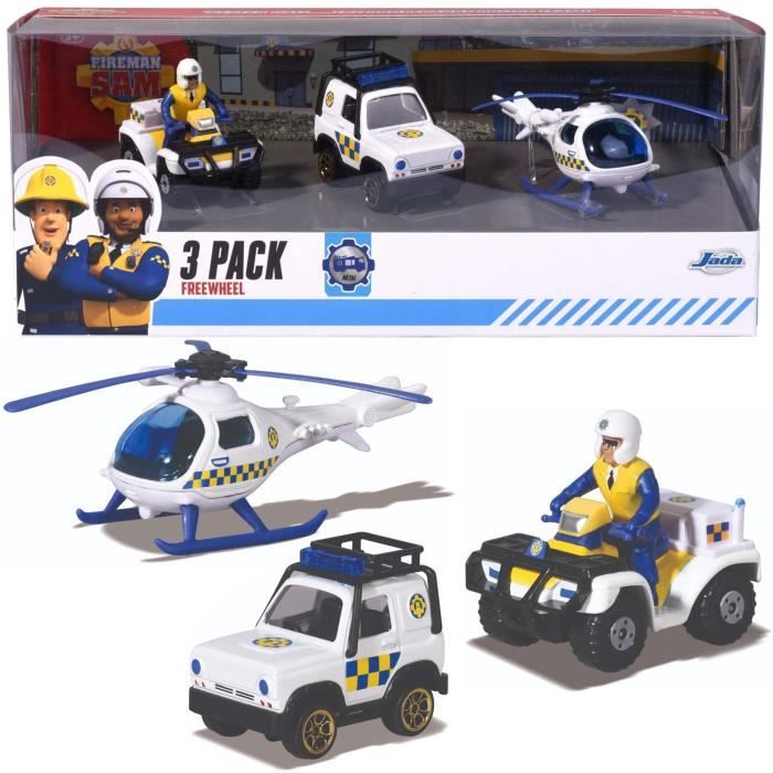 Fireman Sam police vehicles 3 car set - Cdiscount Jeux - Jouets
