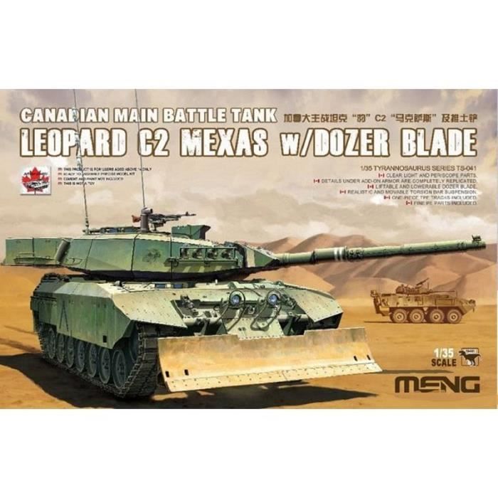 MENG - Maquette Char Leopard C2 Mexas W/ Dozer Blade Canadian Main ...