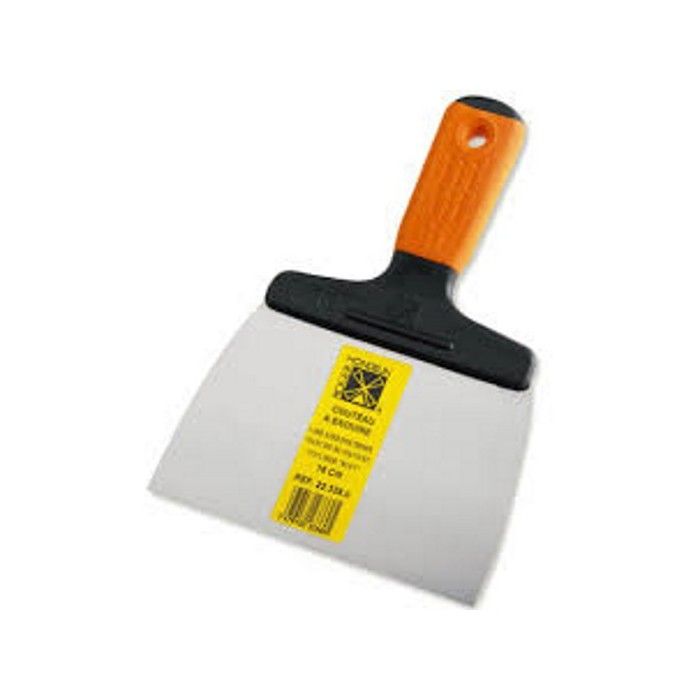 Couteau à enduire acier ROGER MONDELIN (22 cm bleu) - Cdiscount Bricolage