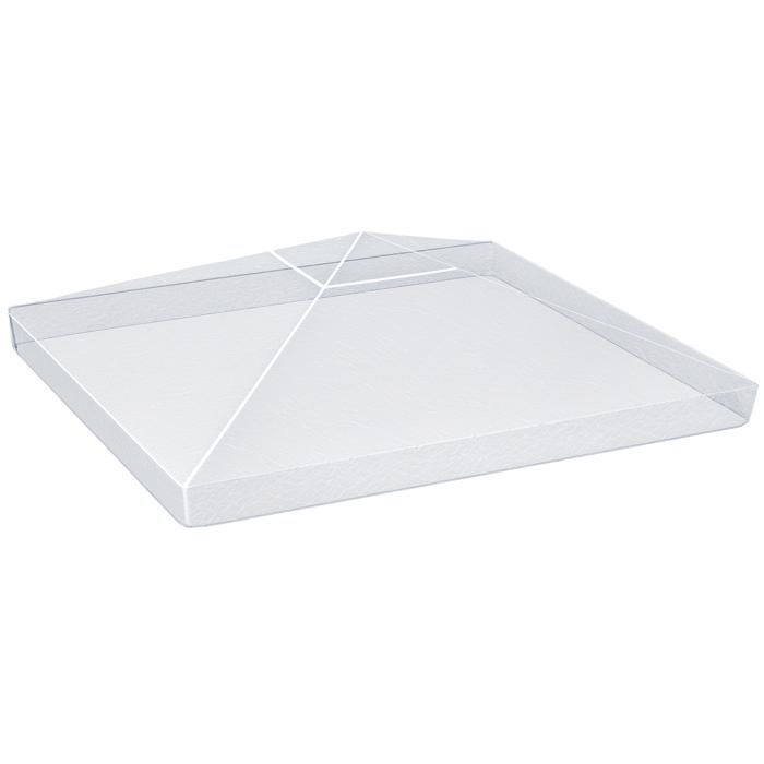 Housse bâche de protection transparente en PVC pour tonnelle barnum 3 x ...