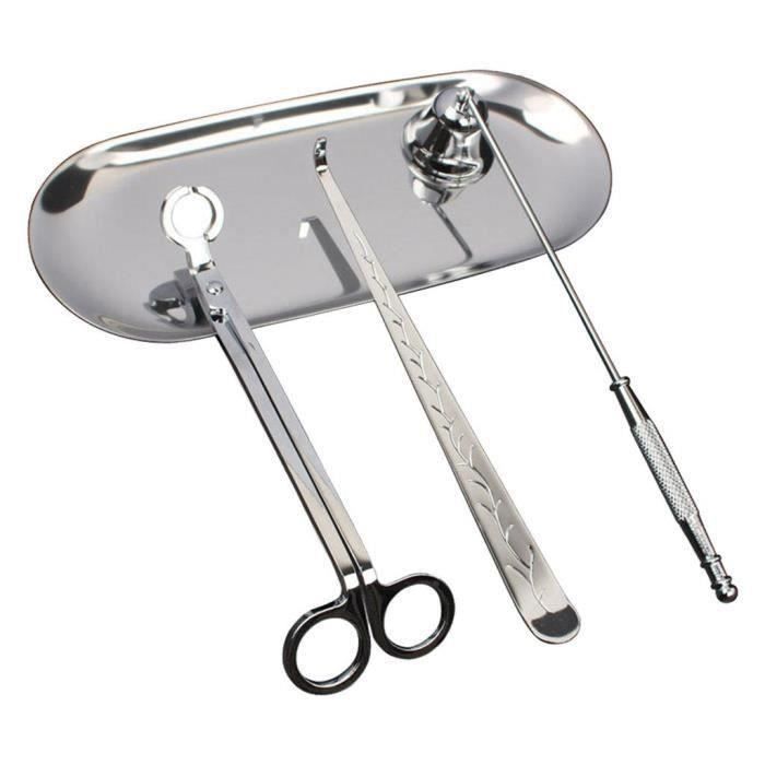 COOK-4x Outils D'éteignoir à Mèche En Acier Inoxydable Coupe-bougies ...