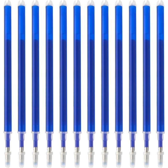 Recharge Stylo 12 Pièces Recharge Fri-Xion Bleu 0.7Mm, Stylo Gomme ...