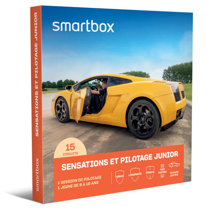 Coffret Cadeau SMARTBOX - Sensations et pilotage junior - 1 session de ...
