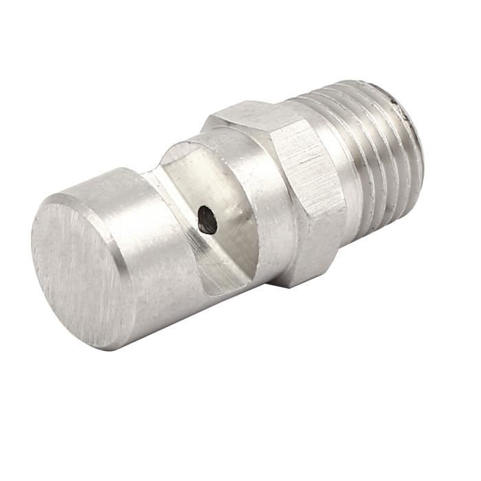 SOURCING MAP 1/4BSP Acier Inox 304 à miroir Grand angle vaporisation Buse à jet plat Tige ...