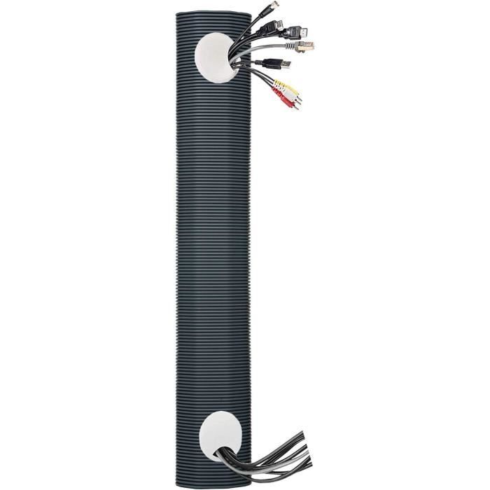 Kit de conduit de câbles,120 cm de long, à encastré, canal, passe ...