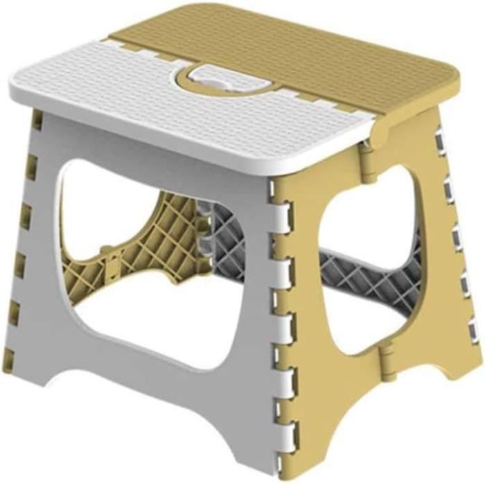 Tabouret Pliant Repose-Pieds Pliant Portable En Plastique Tabouret ...
