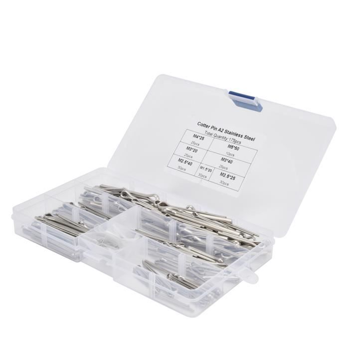 YOSOO goupille fendue de voiture Assortiment de kit de fixation de clip ...