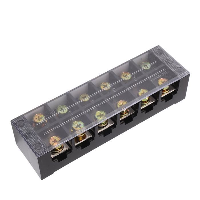 GOTOTOP Bornier de circuit de terre Bornier 100A 600V grand courant ...