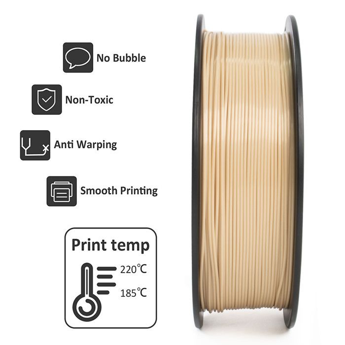 Geeetech PLA Bone White Filament 1,75mm 1kg facile à utiliser pour ...