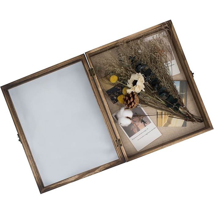 3D Deep Frame with Photo Glass Wood Object Plexiglas for Wedding ...
