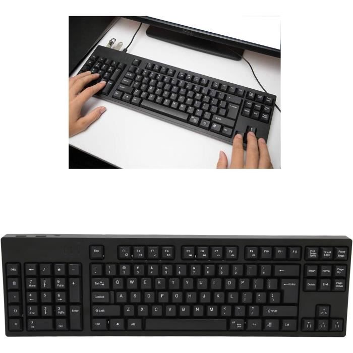 Clavier Gaucher À 109 Touches, Clavier Ergonomique Usb Multimédia ...