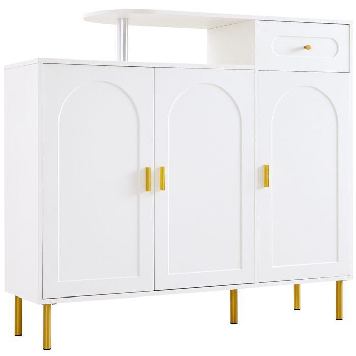 Meuble Buffet bahut bas Salon salle a manger rangement-style modern ...