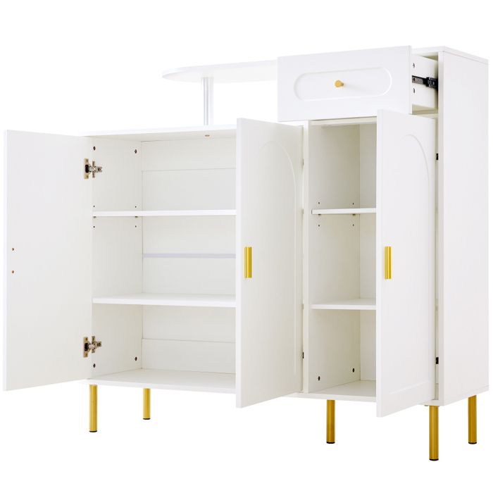 Meuble Buffet bahut bas Salon salle a manger rangement-style modern ...