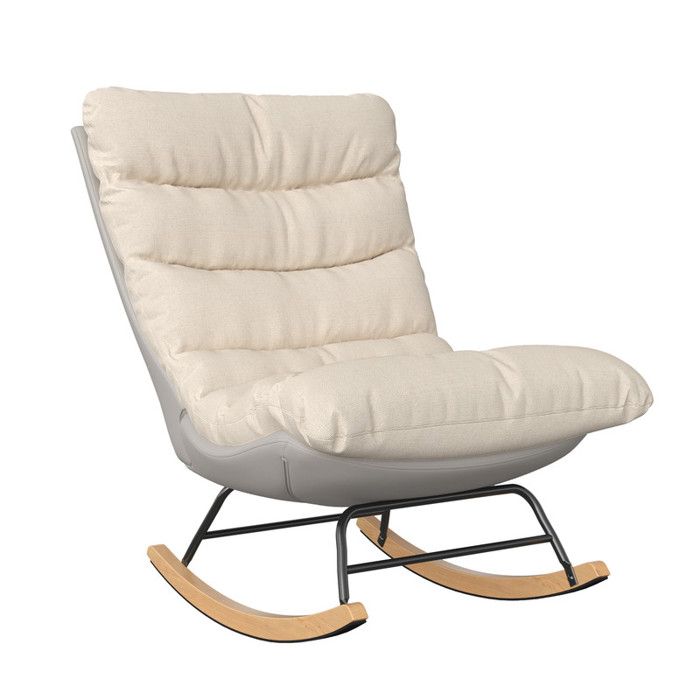Fauteuil à bascule, rocking chair Dossier réglable, fauteuil ...