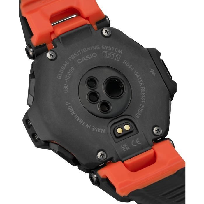 Montre - CASIO - G-Shock Sport - GBD-H2000-1AER - Noir et orange Noir ...