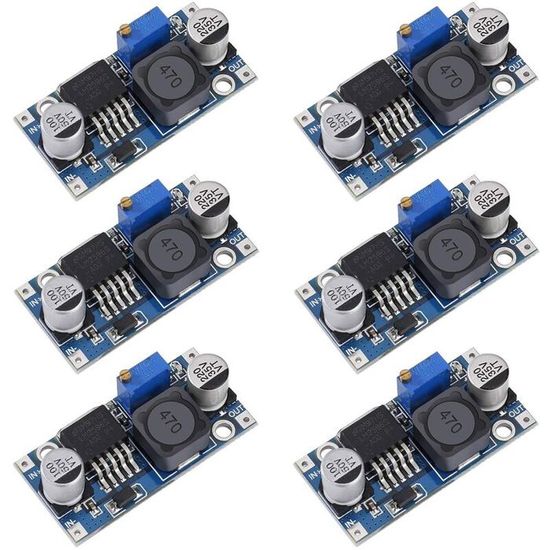 Convertisseur DC-DC - DC - LM2596 - 3,2-40V à 1,25-35V - 3A - Pack de 6 pièces - Cdiscount Bricolage