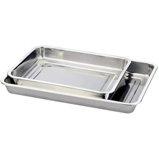 Plateau De Service En Acier Inoxydable – Pour Petit Déjeuner Au Lit ...