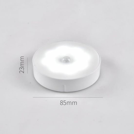 Lampe LED sans fil à capteur de mouvement Rechargeable par USB ...