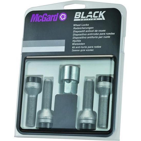 Boulons Antivol Sub (Noir) M14X1.25, Embase Conique, Longueur De La Tige 42,3 Mm, Longueur ...