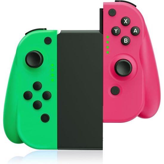 Manette Switch, Paire De Manettes Switch Sans Fil Pour Switch-Lite-Oled ...