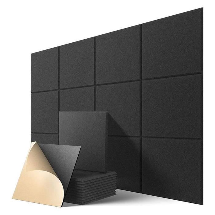 RUBAN ADHESIF - MOUSSE ADHESIVE Self-Adhesive Acoustic Panels 12 Pack12 ...