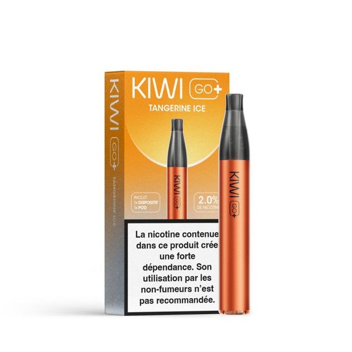 Kiwi Vapor GO Plus Starter Kit 20mg Tangerine Ice - Cdiscount Au quotidien