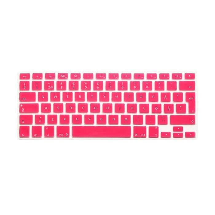 Rose-Swedish letter Silicone EU-UK Keyboard Cover Skin Protector ...