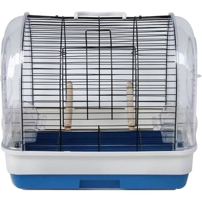 Cage à Oiseaux, canaris, perruches, avec perchoirs, mangeoires,, Métal ...