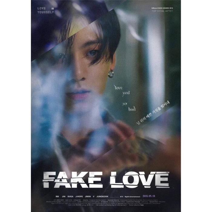 GUd-2860 5D Diy BTS FAKE LOVE V.Kim Tae Hyung JUNG KOOK Diamant ...