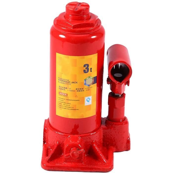 Cric hydraulique, cric vertical 3t, cric hydraulique en acier robuste ...