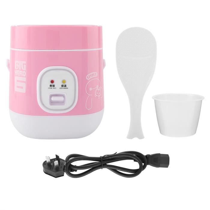 Qiilu Cuiseur électrique Mini cuiseur à riz électrique rose 1.2L pour ...