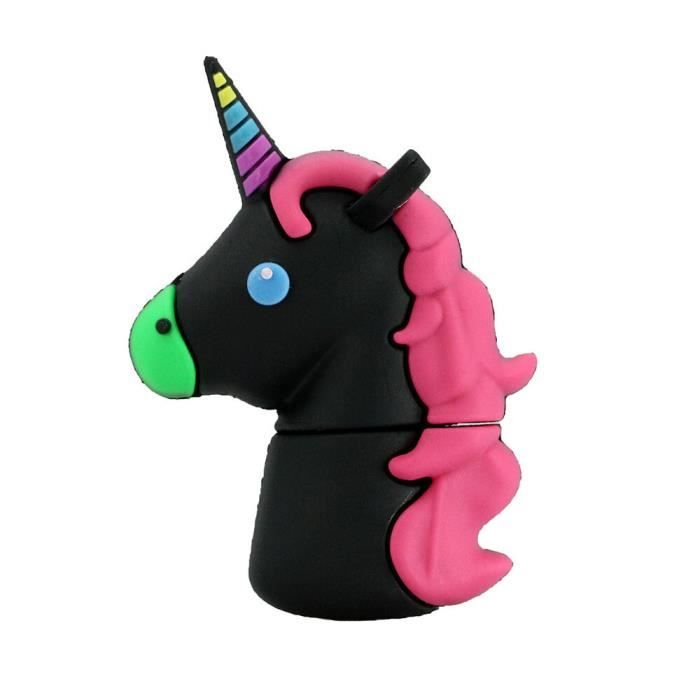 Clé USB - Black Unicorn - 128 Go - USB 2.0 - Compatible Windows et Mac ...