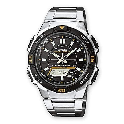 Casio Hommes Analogique Digital Quartz Montre avec Bracelet en Acier ...