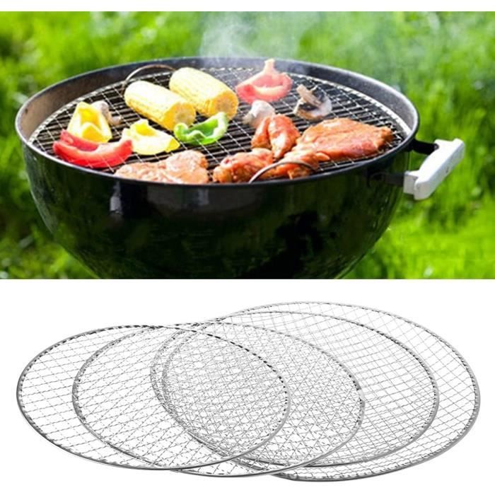 Barbecue Jetable Barbecue Grill Panier Maille Fil Filet Viande Poisson ...