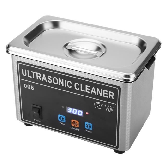 Machine de nettoyage à ultrasons - Cuque - CJ-008 - 42KHz - Acier inoxydable - 35W - Cdiscount ...