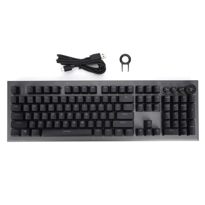 Dioche Clavier RVB MAGIC‑REFINER Clavier mécanique N‑Key Rollover No ...
