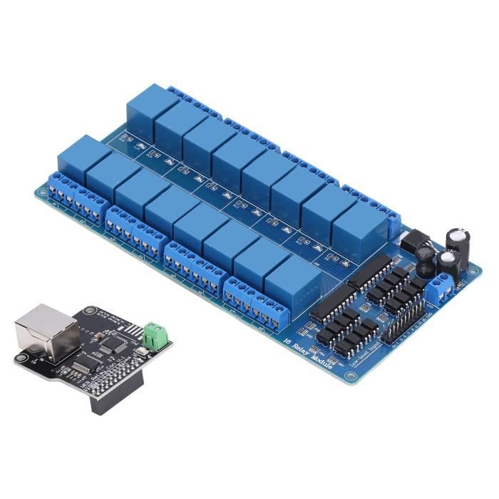 EBTOOLS Carte de commande de relais Ethernet Carte Contrôleur Ethernet ...