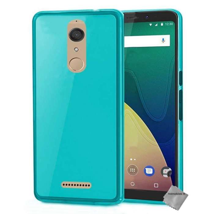 Coque silicone gel fine pour Wiko View + film ecran - BLEU - Cdiscount ...