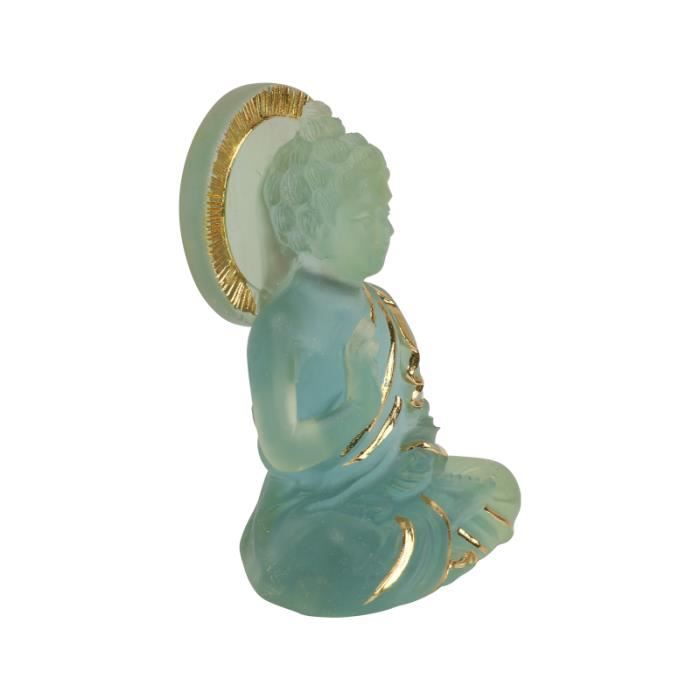 Statue d'ornements en résine claire Figurines de bouddha créatives Sculpture cadeau de pendaison ...