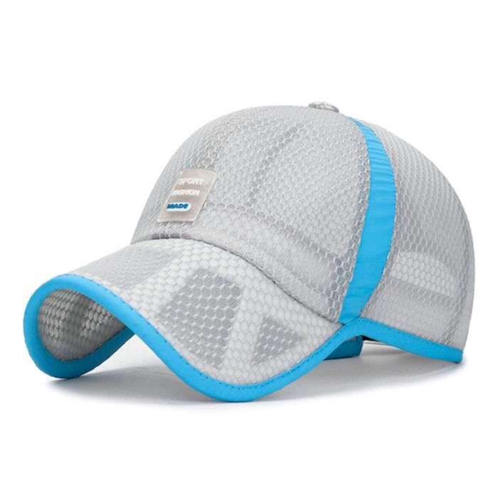 CASQUETTE Femme - Mode Camp d'été de bonnet respirant en maille pleine ...