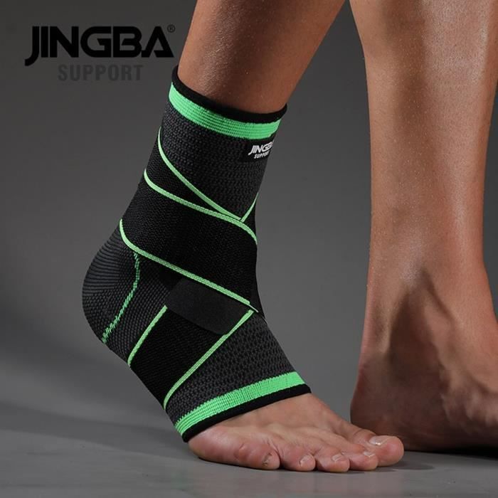 Support de cheville - JINGBA - Compression 3D - Nylon - Multisport ...