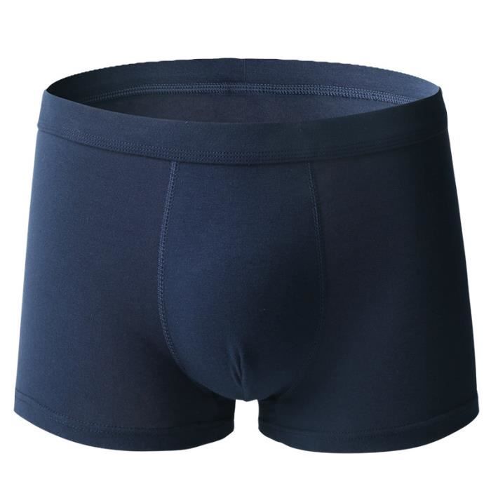 Boxer-shorty en coton grande taille pour homme - 8866 Blue[B] Blanc - Cdiscount Prêt-à-Porter