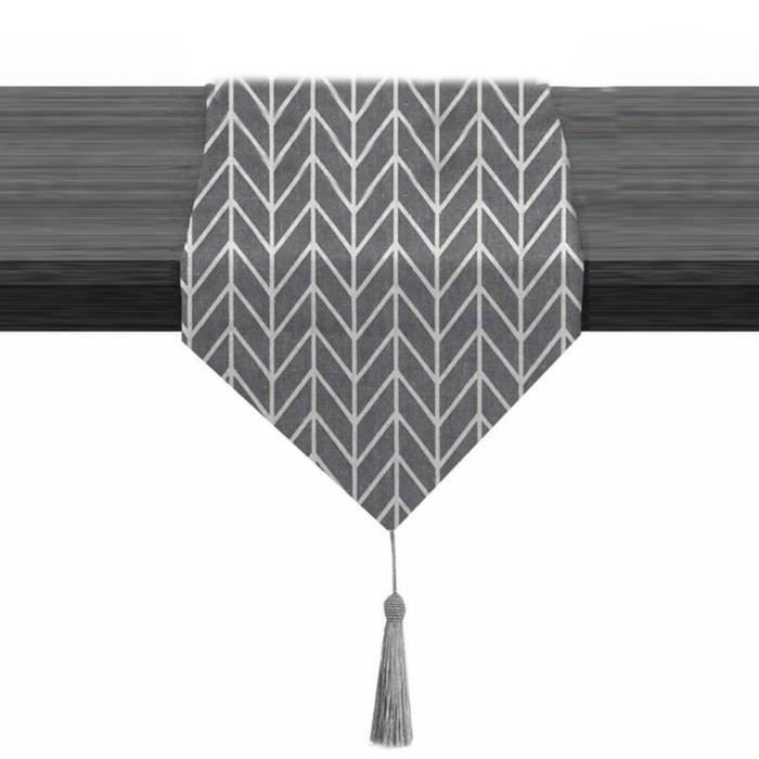 Tableau Runner Accueil Tableau décoratif 2 côtés en lin de coton ...