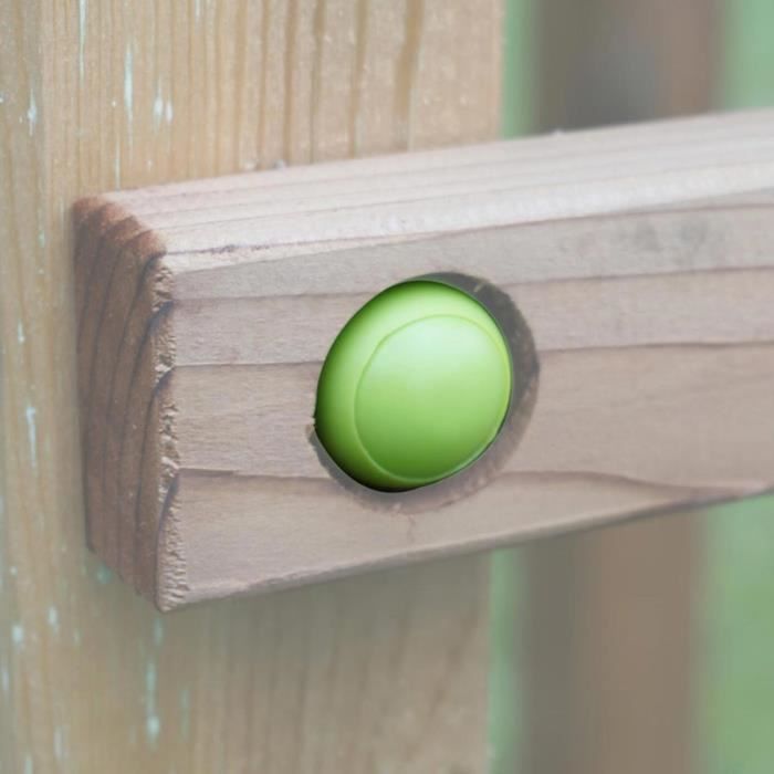 Lot de 8 cache-écrous pour vis M6 vert lemon - Pièces - Cdiscount Bricolage